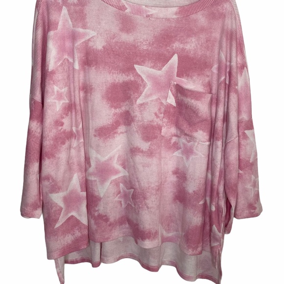 Hopely | Tops | Hopely Pink Star Blouse | Poshmark